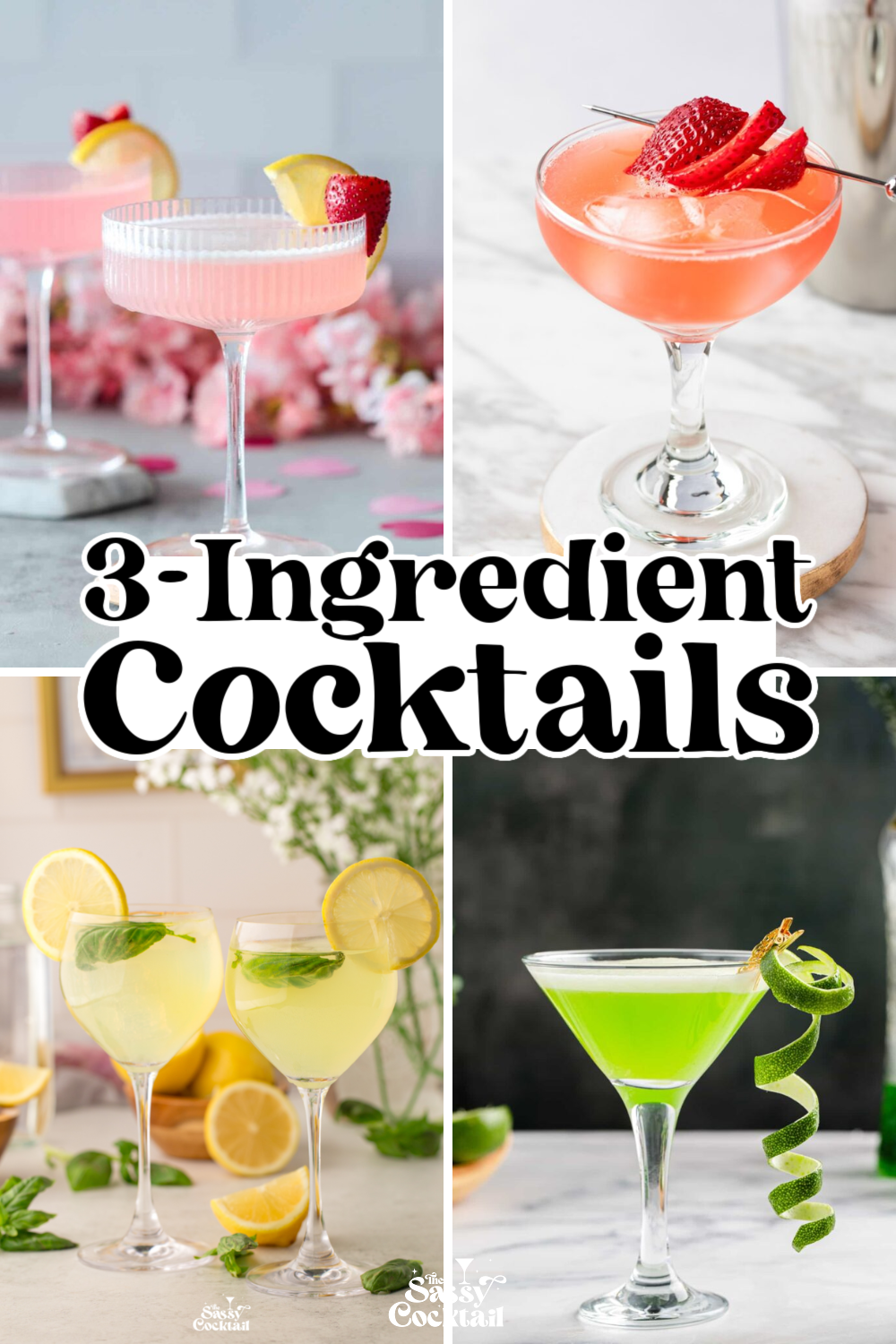 15 3-Ingredient Cocktails to Make Your Happy Hour A Breeze - The Sassy ...