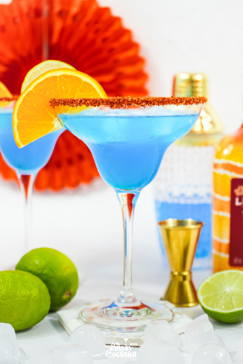 Blue Margarita - The Sassy Cocktail