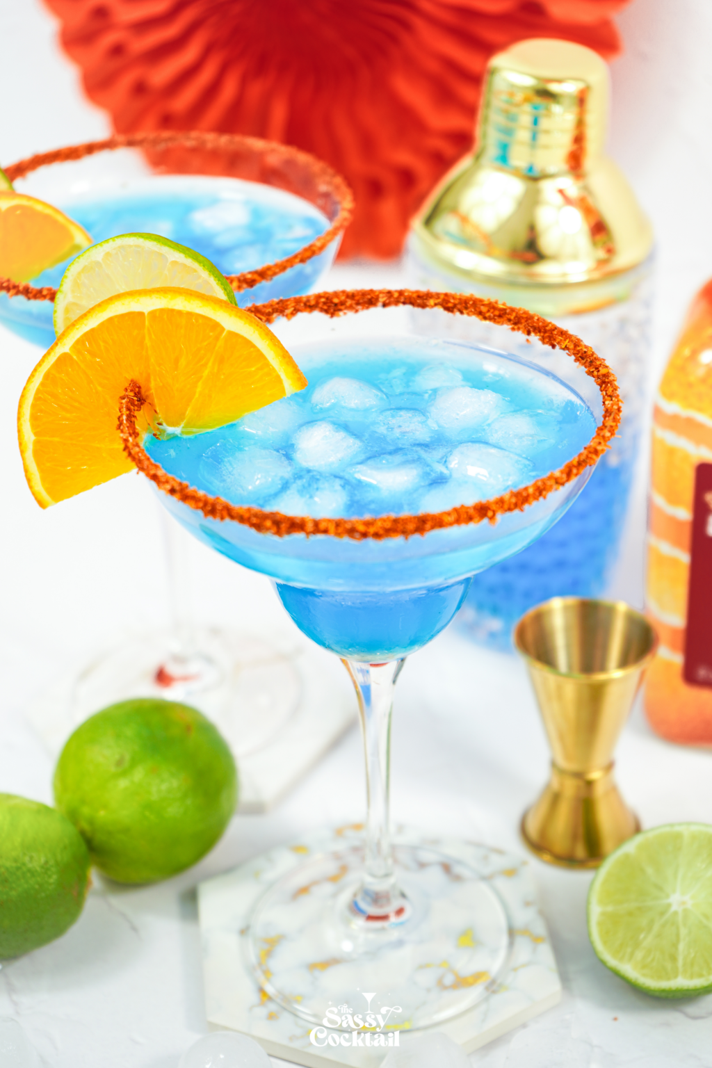 Blue Margarita - The Sassy Cocktail