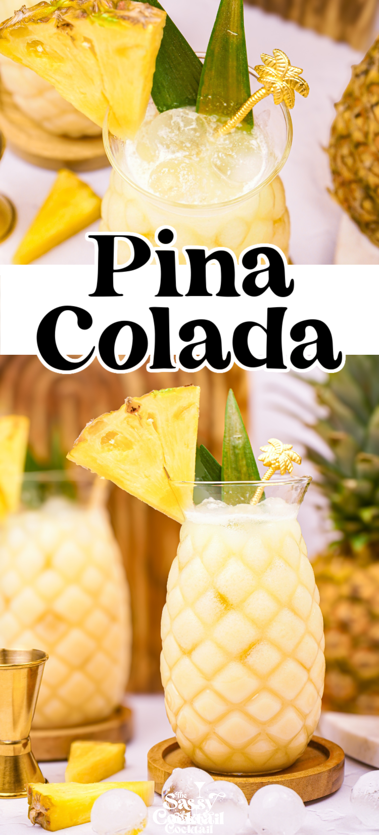 Easy Piña Colada - The Sassy Cocktail