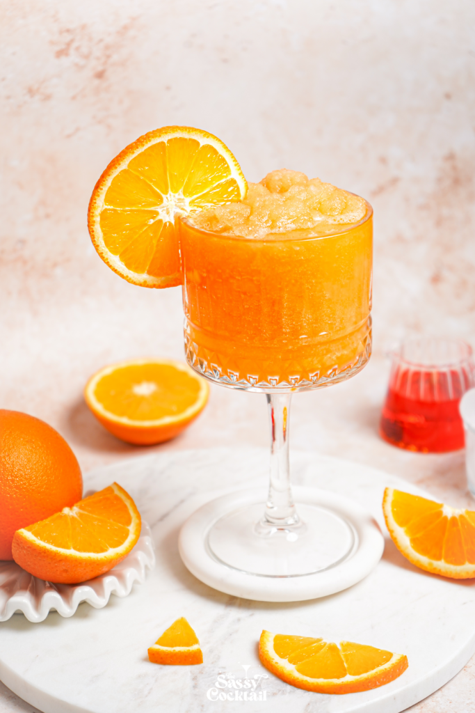 Frozen Aperol Spritz - The Sassy Cocktail