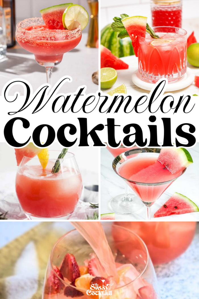 12 Refreshing Watermelon Cocktails for Summer Sips - The Sassy Cocktail