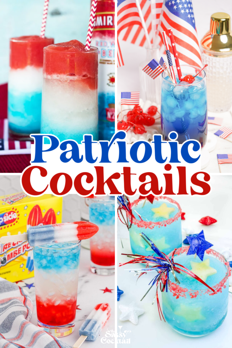 12 Red White and Blue Cocktails for Your Patriotic Flair - The Sassy ...