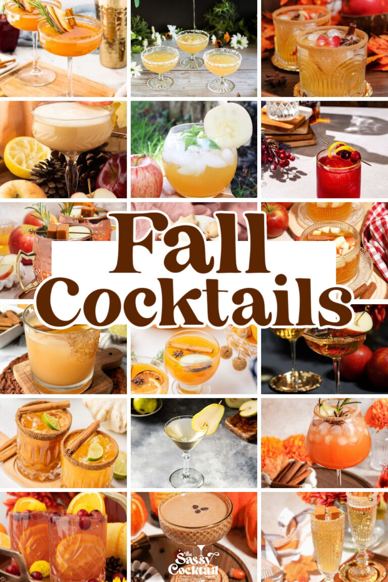 The Best Fall Cocktails Of All Time - The Sassy Cocktail
