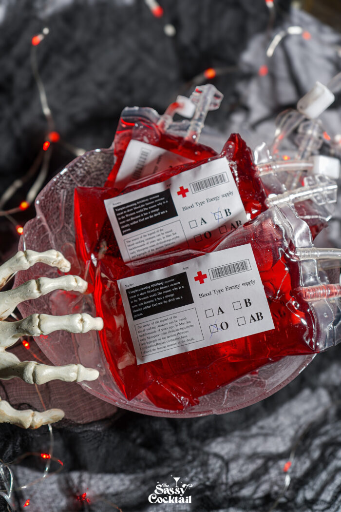 Blood Bag Drinks - The Sassy Cocktail