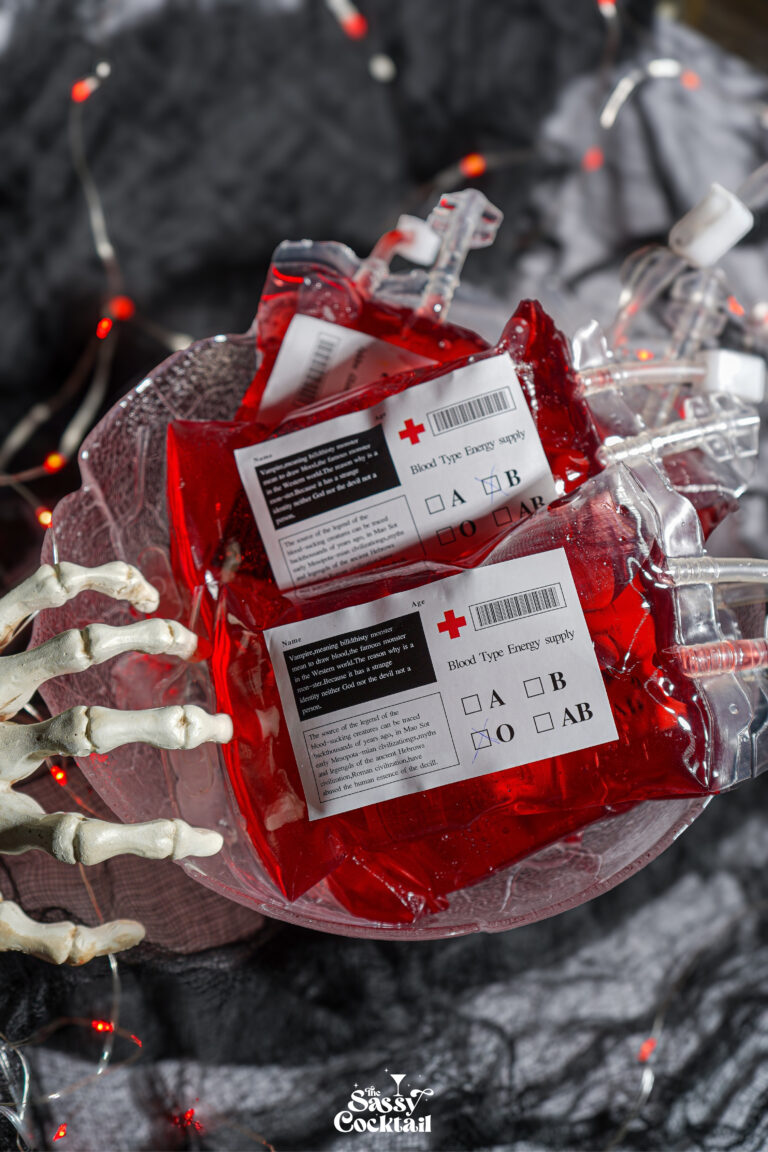 Blood Bag Drinks - The Sassy Cocktail