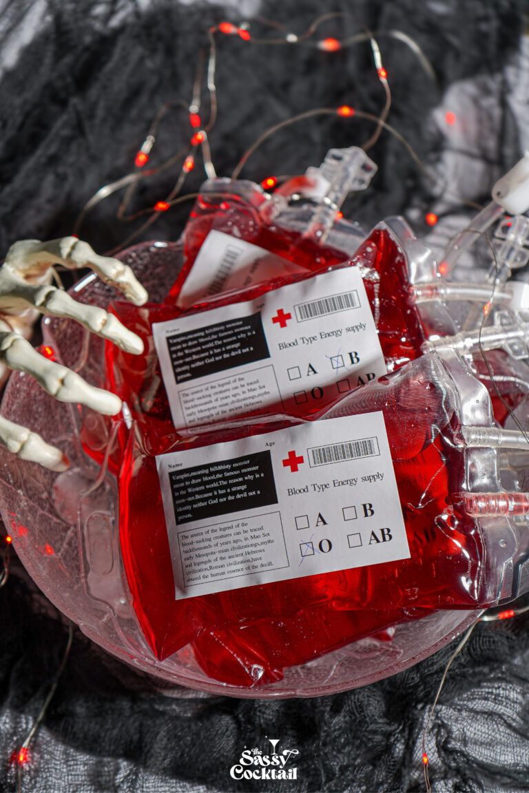 Blood Bag Drinks - The Sassy Cocktail