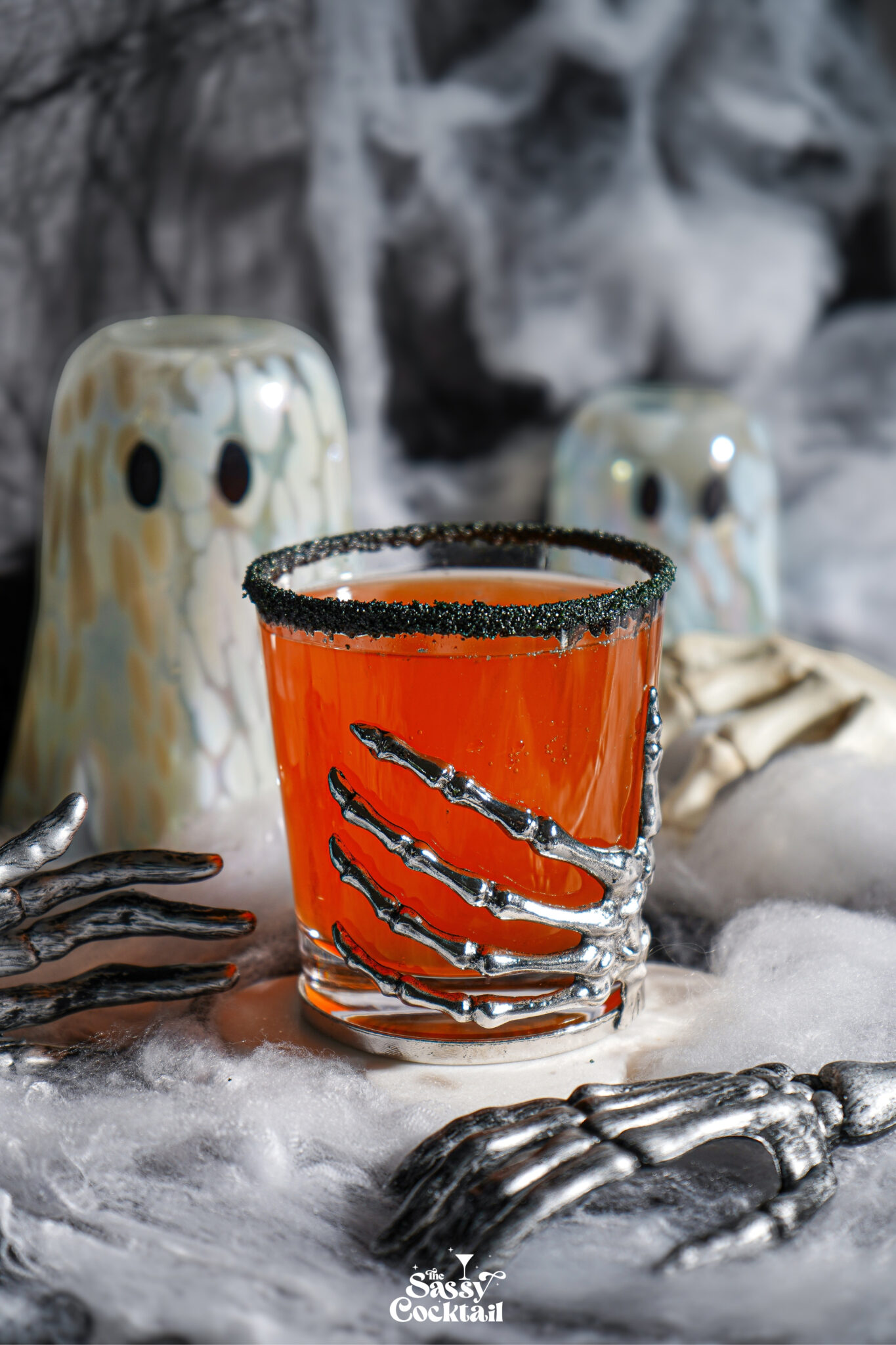 Halloween Rum Punch - The Sassy Cocktail
