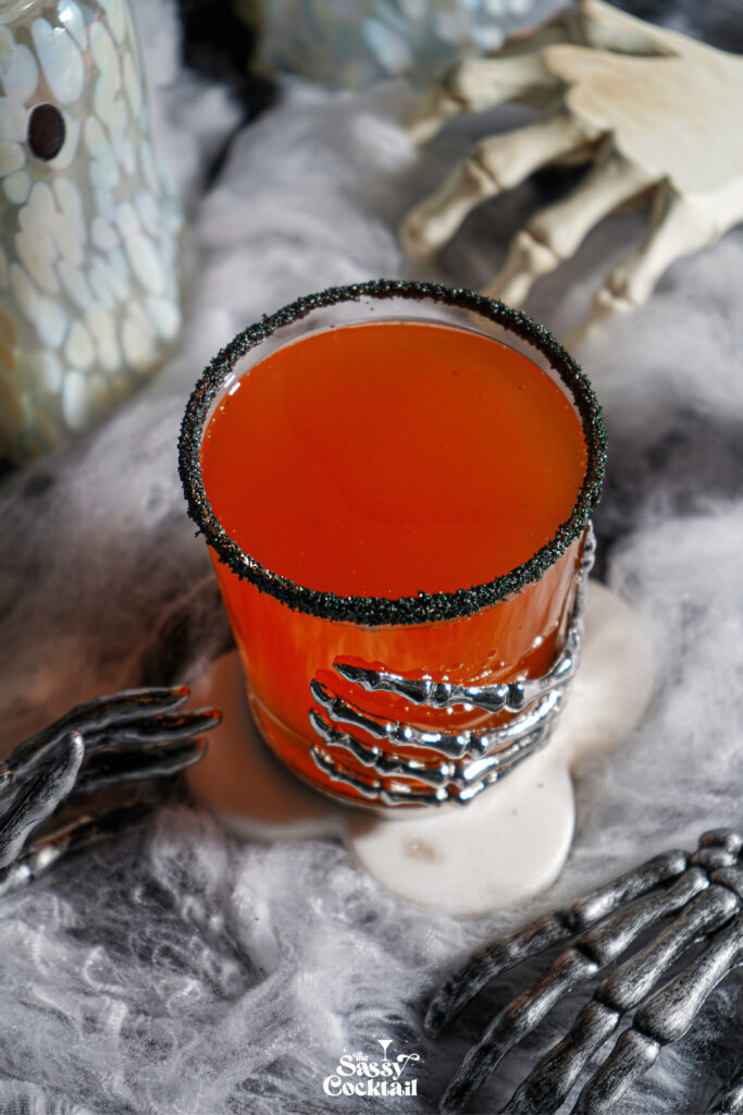 Halloween Rum Punch - The Sassy Cocktail